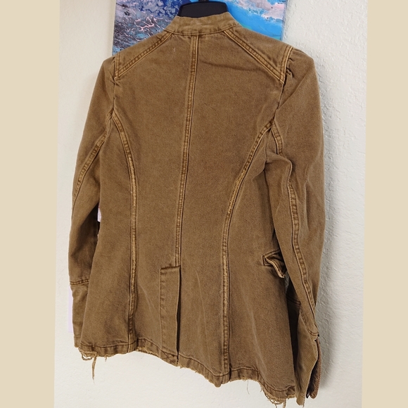 Free People | Jackets & Coats | Free People Seamed And Structured Denim ...